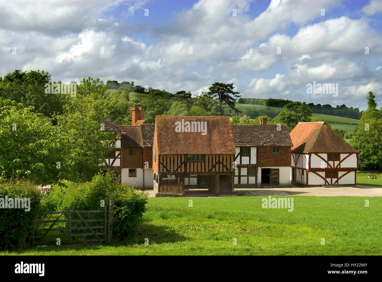Traditional Houses at the Weald & Downland Open Air Museum of Singleton ...