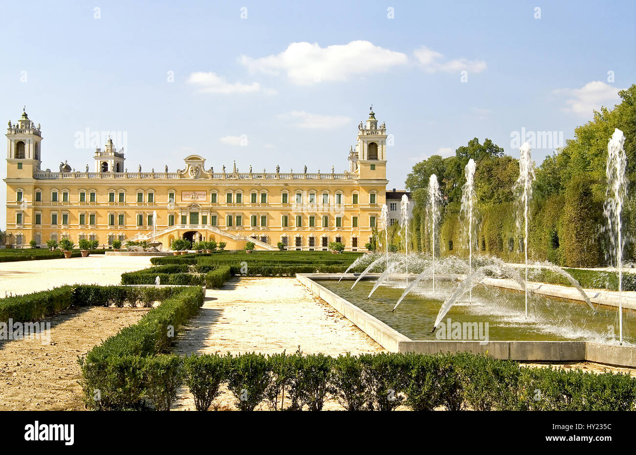 The Palazzo Ducale, also called 'little Versailles' in Colorno, Emilia ...