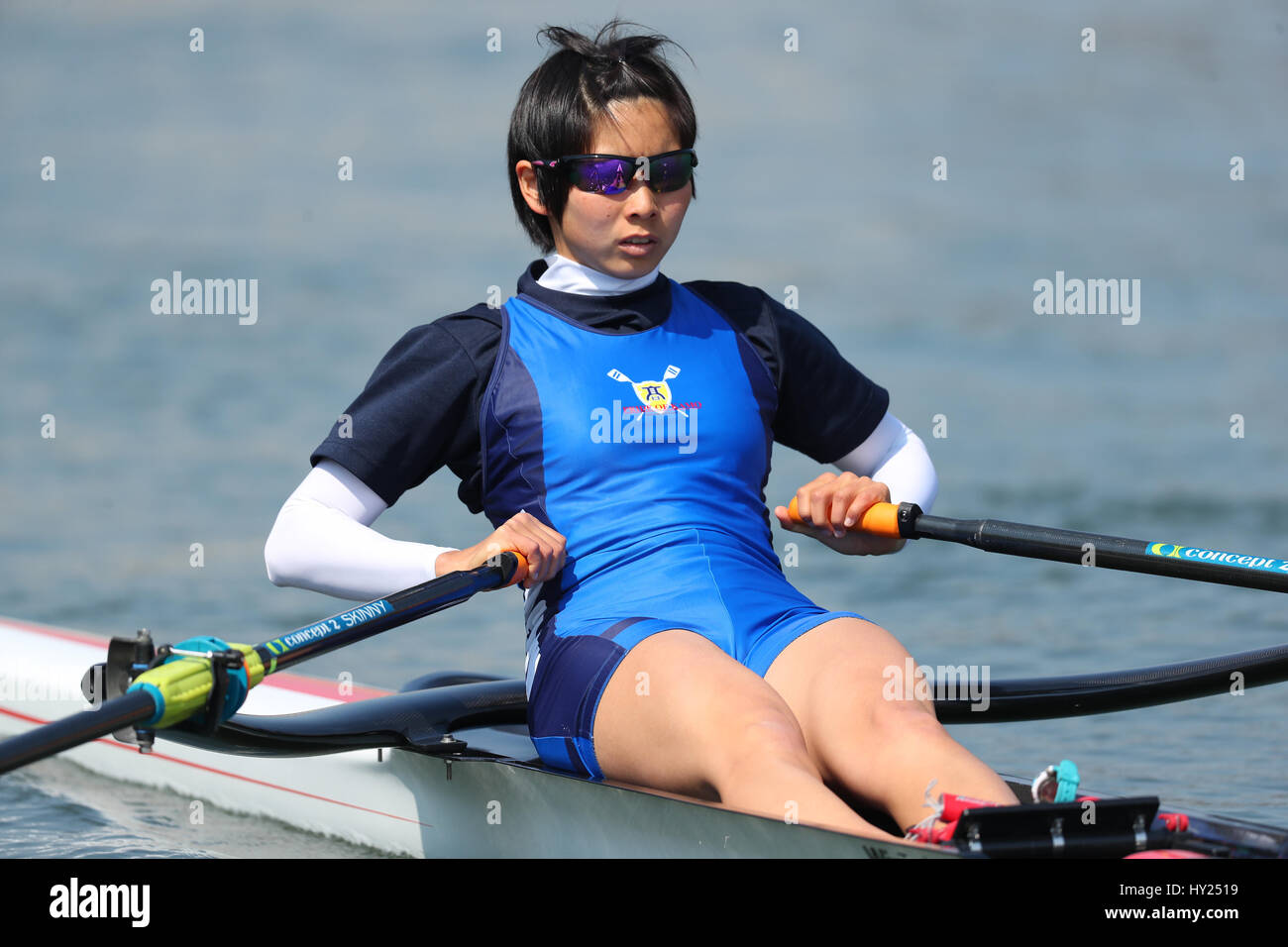 Toda Olympic Rowing Course, Saitama, Japan. 30th Mar, 2017. Yui Nishida ...