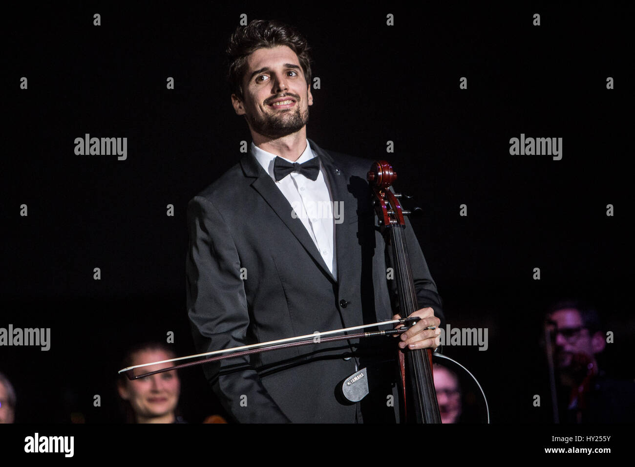 Milano, Italy. 30th Mar, 2017. Croatian cello duo 2Cellos performs live ...