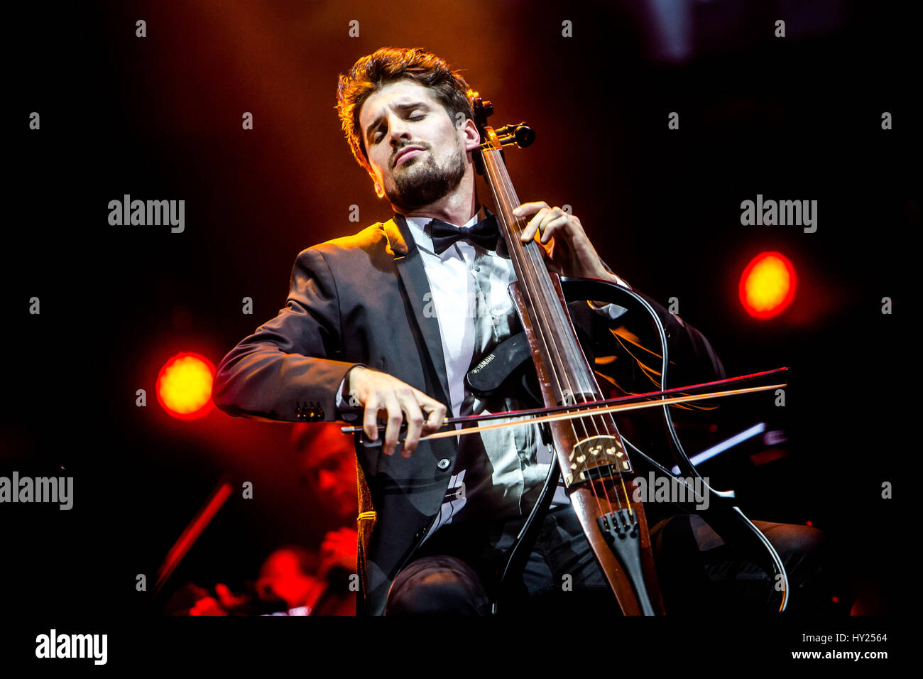 Milano, Italy. 30th Mar, 2017. Croatian cello duo 2Cellos performs live ...