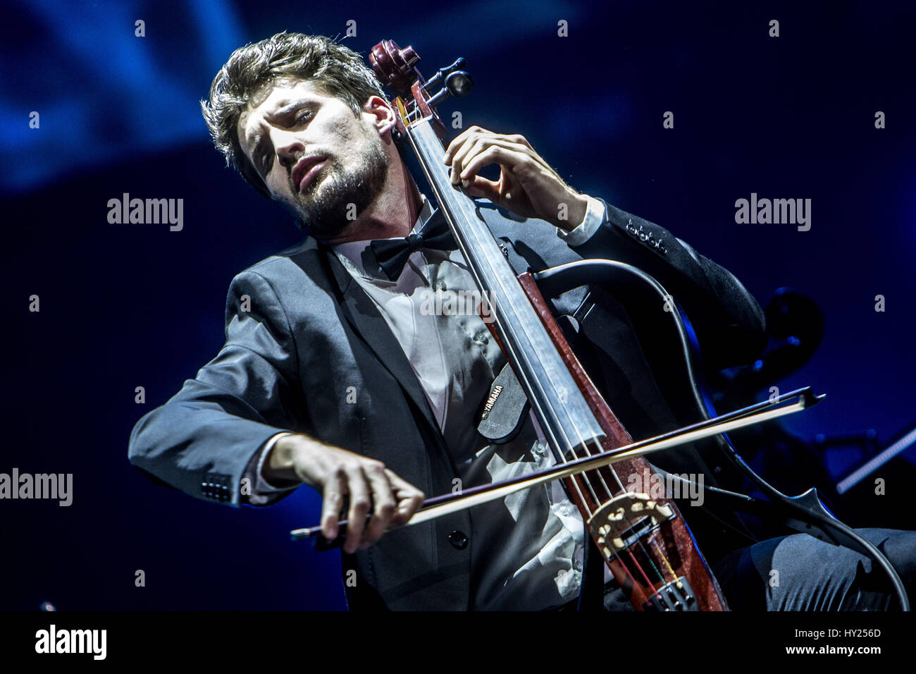 Milano, Italy. 30th Mar, 2017. Croatian cello duo 2Cellos performs live ...