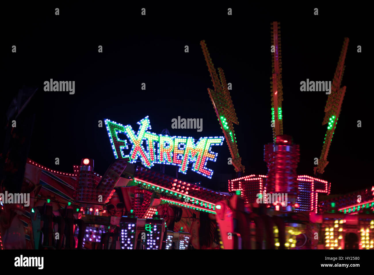 Peterborough, UK. 30th March 2017. Peterborough mart fun fair at ...