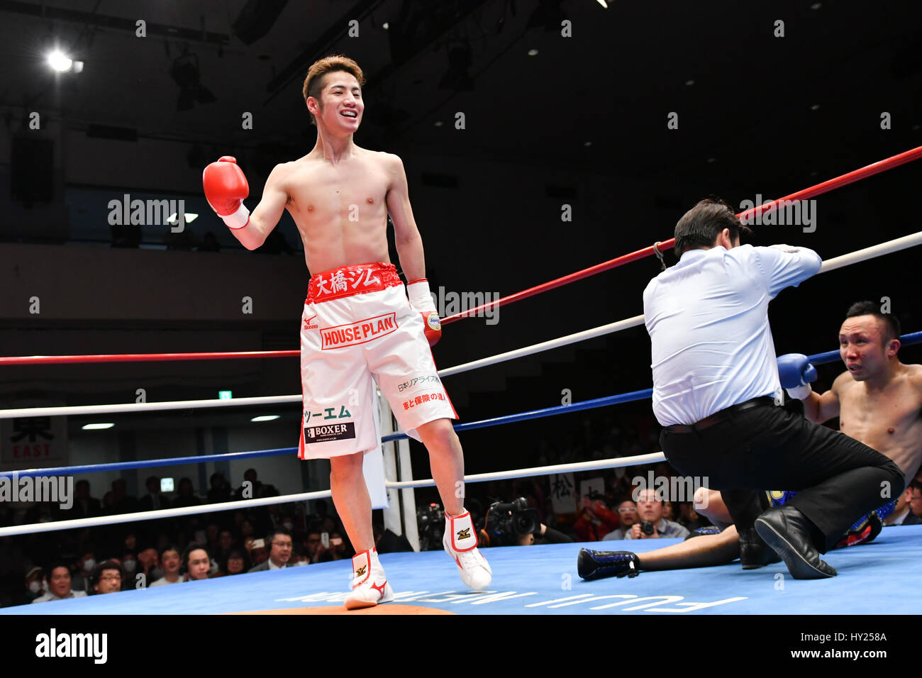 Tokyo, Japan. 27th Mar, 2017. (L-R) Ryo Matsumoto (JPN), Michiaki ...