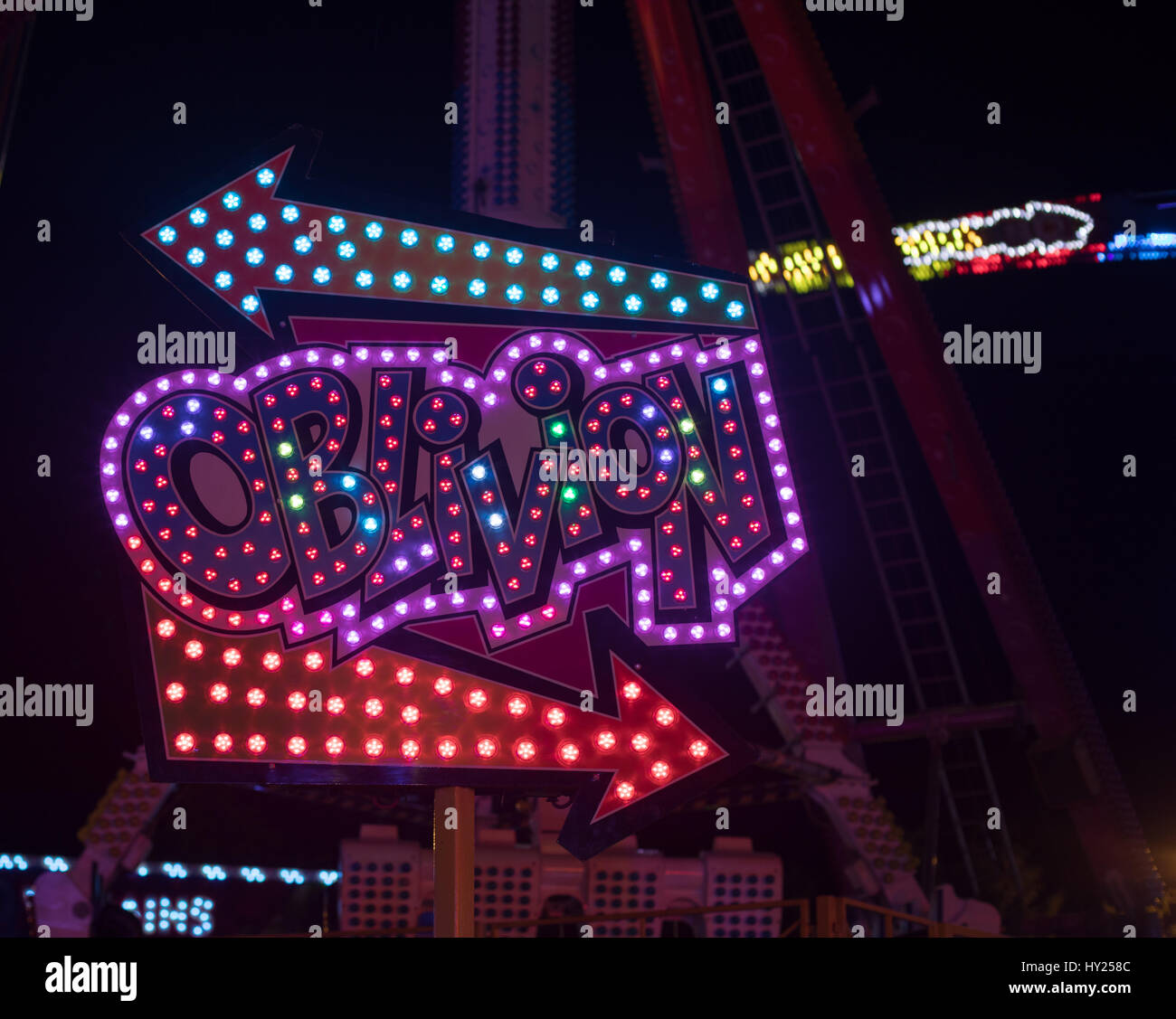 Peterborough, UK. 30th March 2017. Peterborough mart fun fair at Stock ...