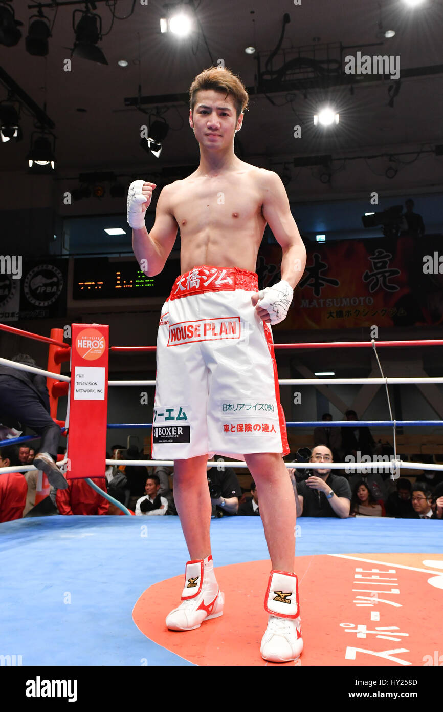 Tokyo, Japan. 27th Mar, 2017. Ryo Matsumoto (JPN) Boxing : Ryo ...
