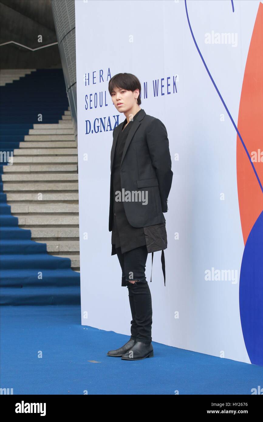 Seoul, Korea. 30th Mar, 2017. Super Junior Lee Teuk, B.A.P. Zelo, WJSN EXY, Seol A, Sistar Hyo ...