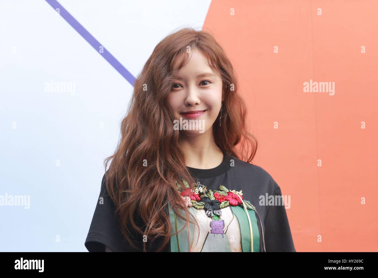 Seoul, Korea. 30th Mar, 2017. Hyomin, Mina, Na-yeong, So eun Kim, Young ...