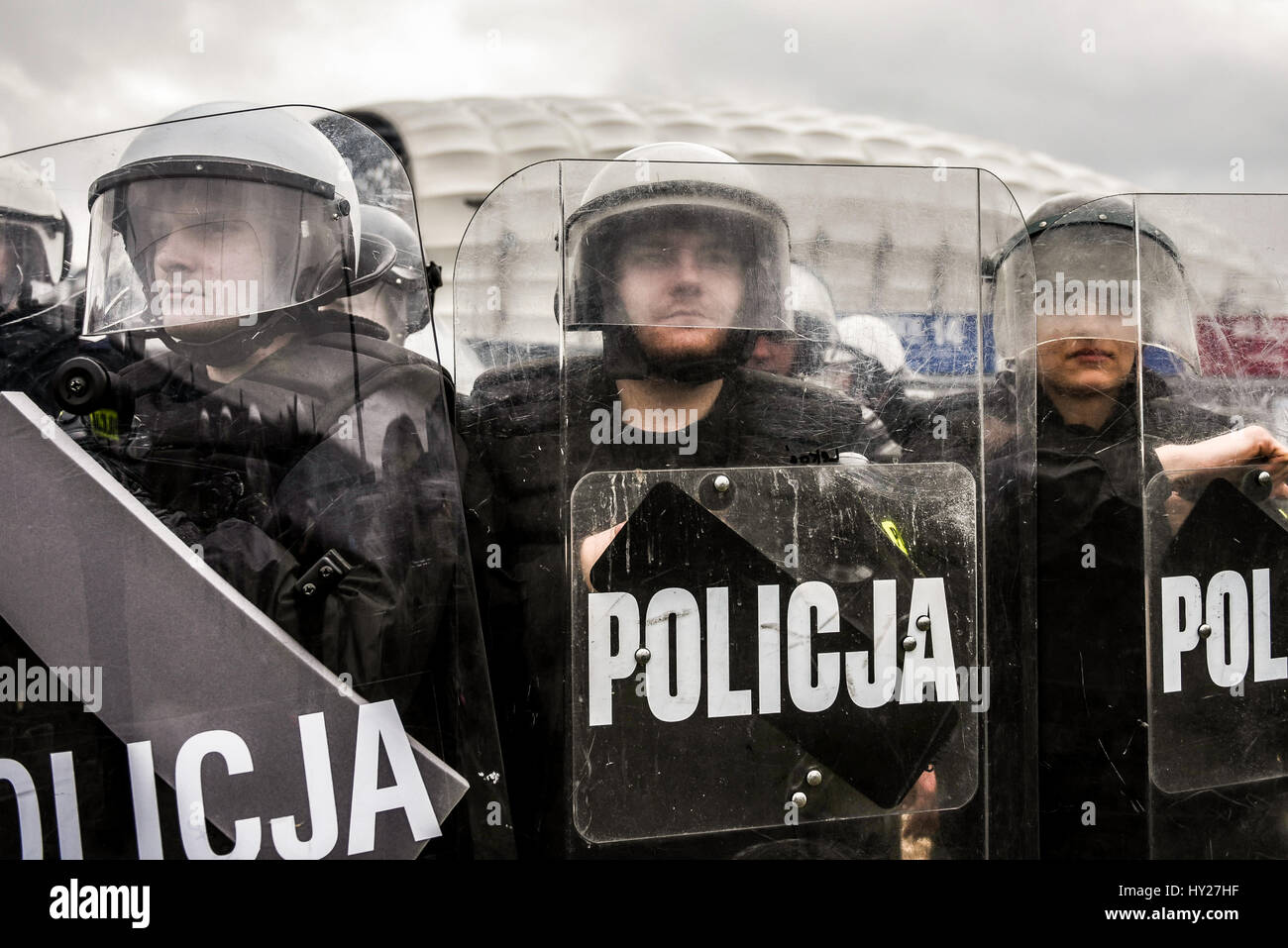 Poznan, Poland. 30th March 2017. Members of police forces train on ...
