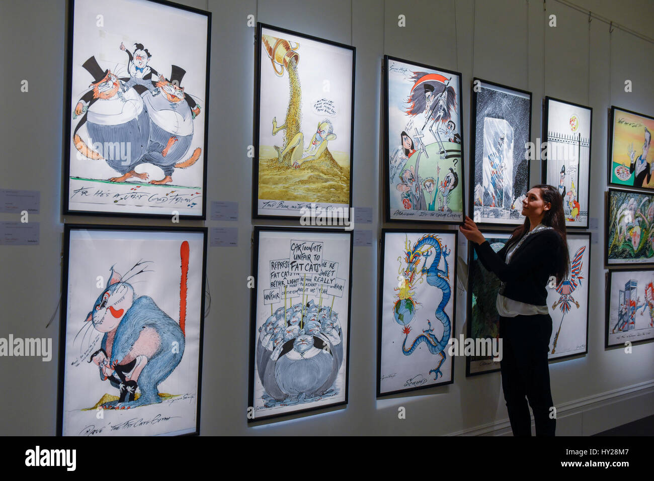 Cartoonist gerald scarfe hi-res stock photography and images - Alamy