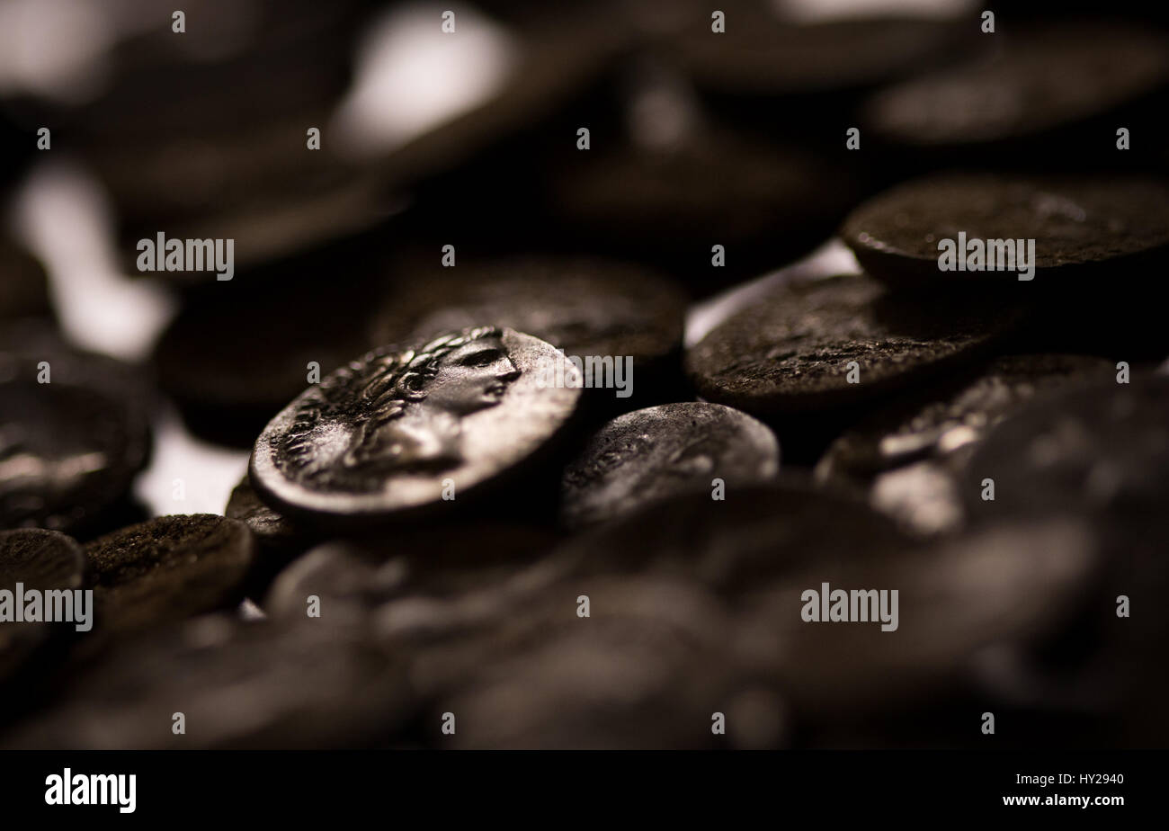 Augustus coin germany hi-res stock photography and images - Alamy