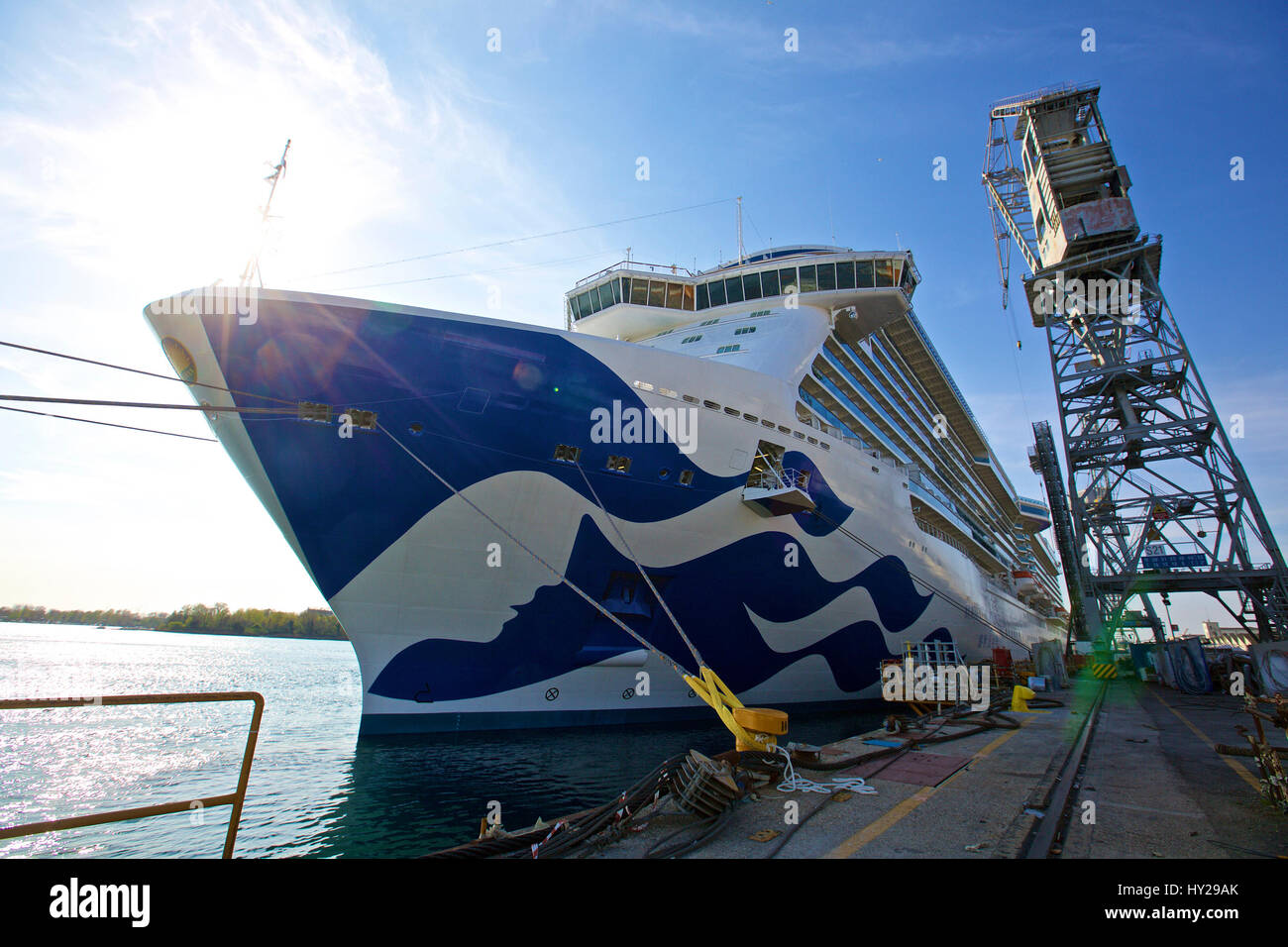 Monfalcone. 30th Mar, 2017. Photo taken on March 30, 2017 shows the ...