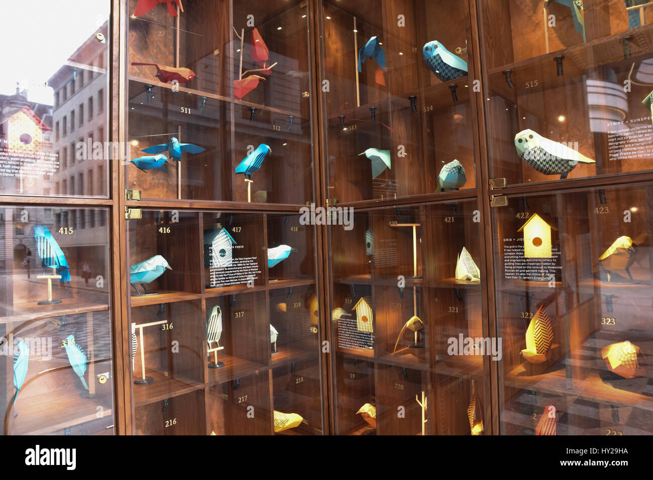 St James' Market, London, UK. 31st Mar, 2017. St James' Paper Aviary ...