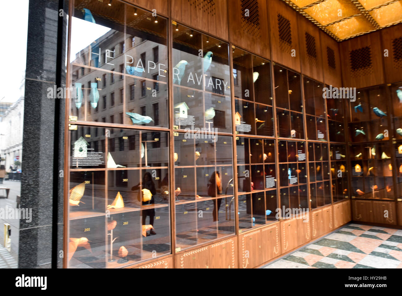 St james paper aviary art installation hi-res stock photography and ...