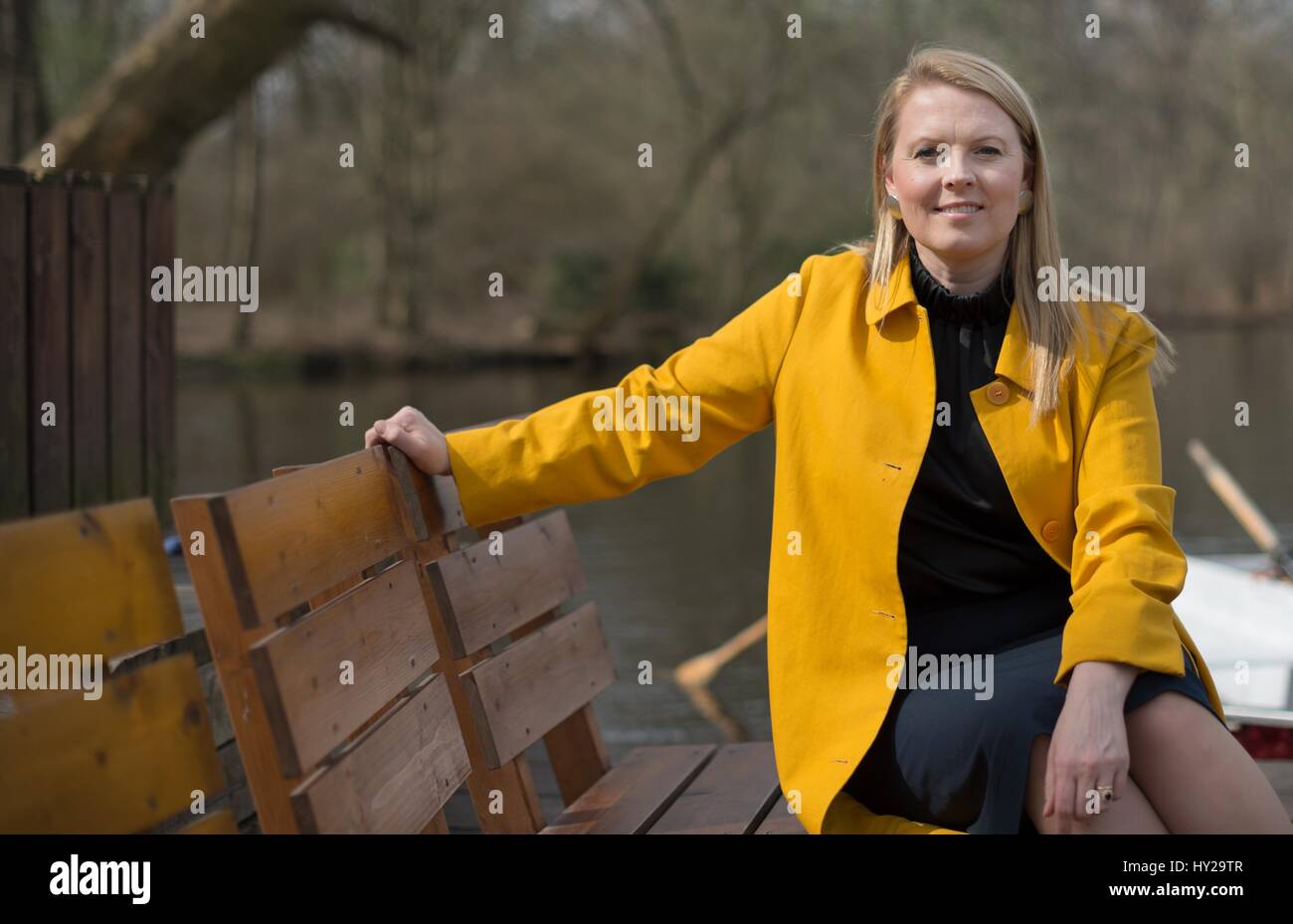 Berlin, Germany. 31st Mar, 2017. Patricia Kelly, member of the band ...