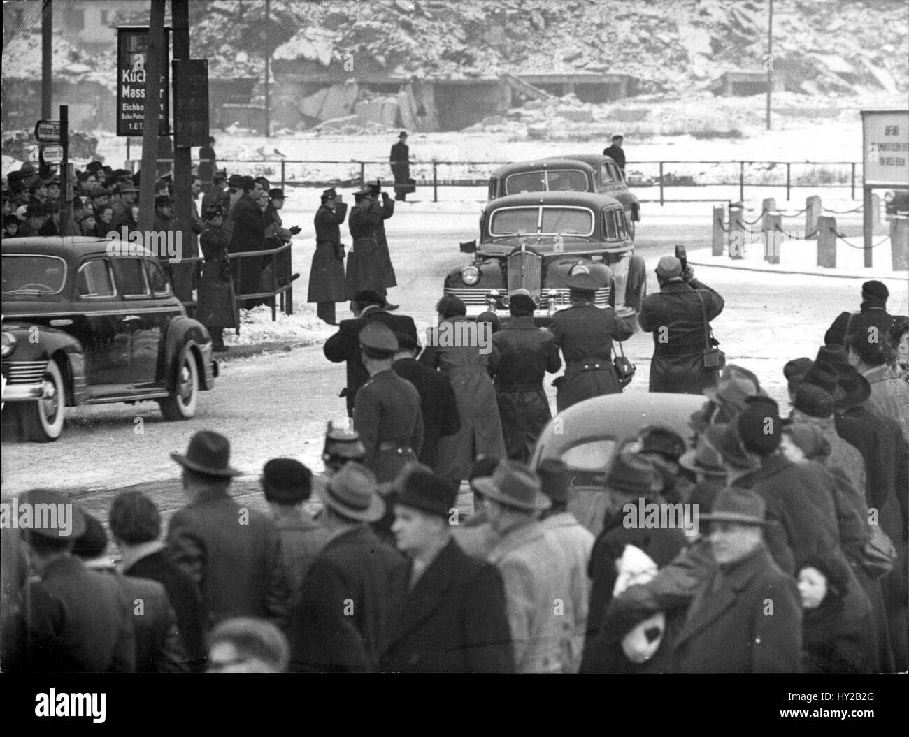 Jan. 25, 1954 - Four Power Conference Berlin. The Soviet Delegation led ...