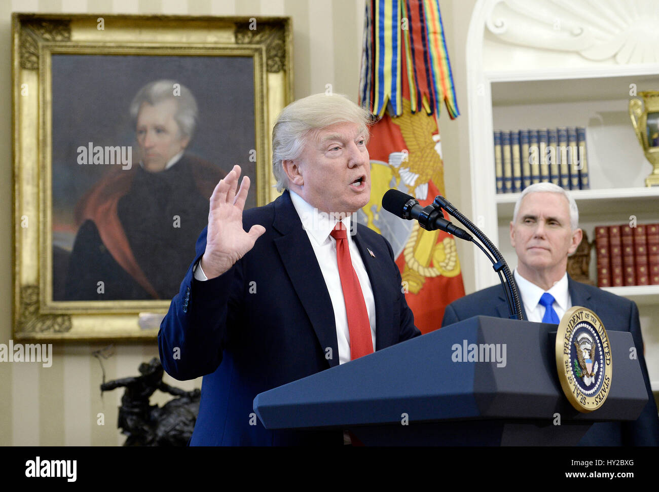 Washington DC, USA. 31st March, 2017. United States President Donald ...