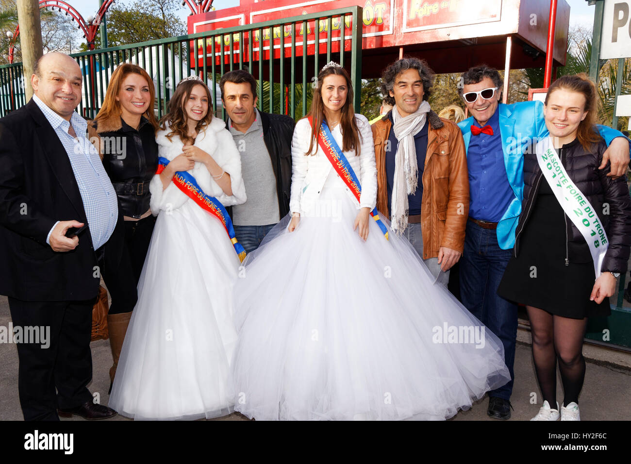 Paris, France. 31st March, 2017. Régina Rebecca, Albert Kassabi, David ...