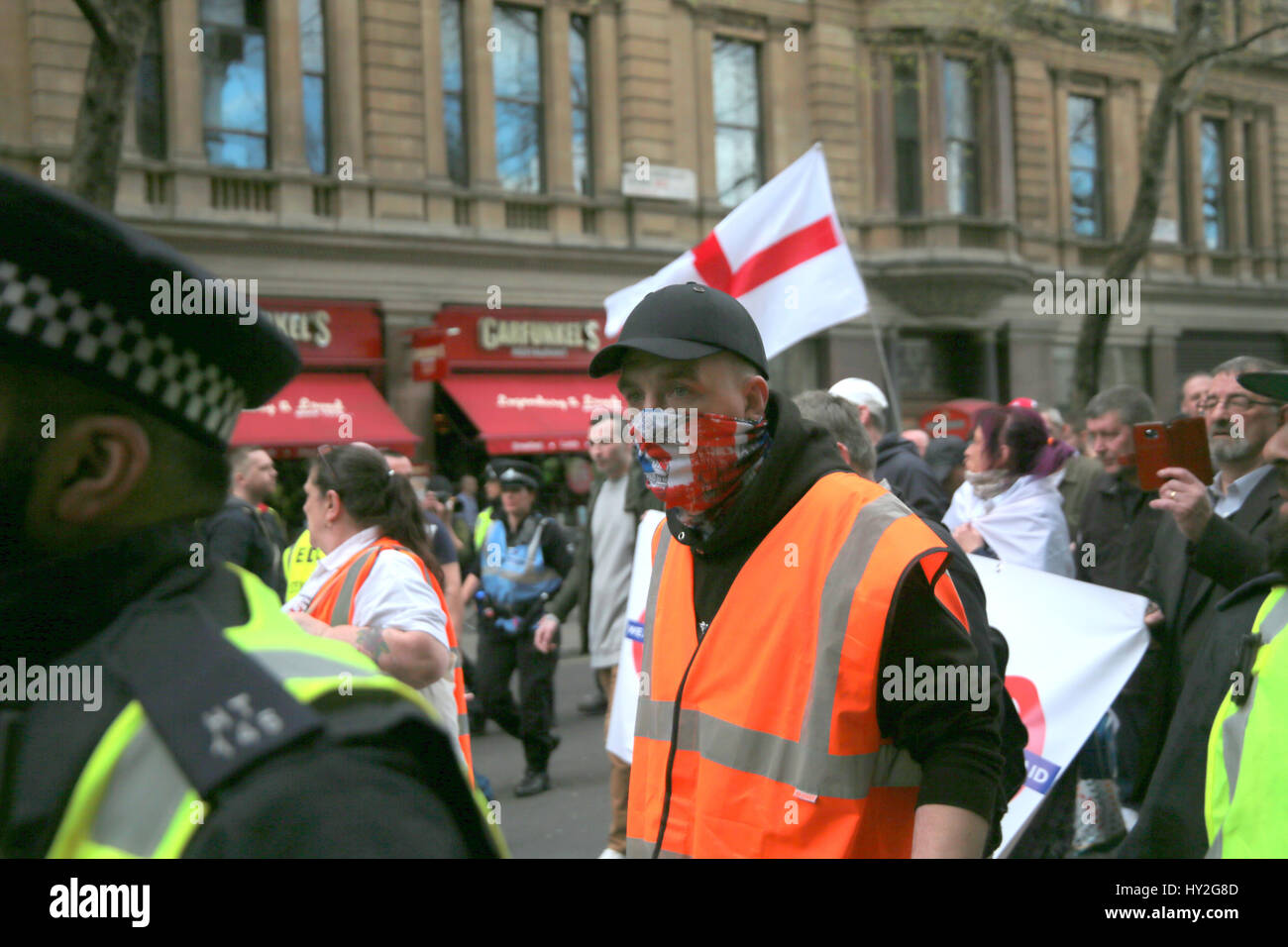 London UK 01 April 2017 The EDL (English Defence League) and Britain ...
