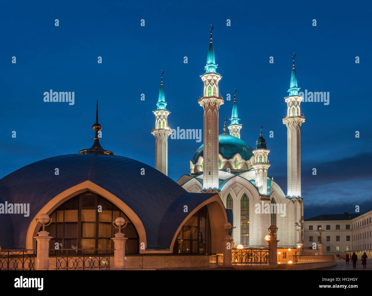 Kazan Kremlin Kul Sharih Mosque, Tatarstan Republic Russia Stock Photo ...