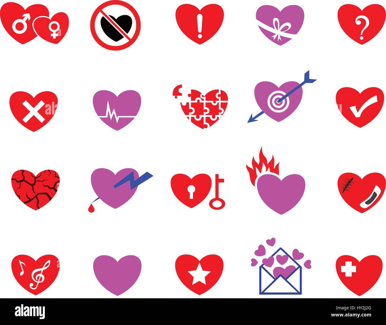 Lovelorn symbol Stock Vector Images - Alamy