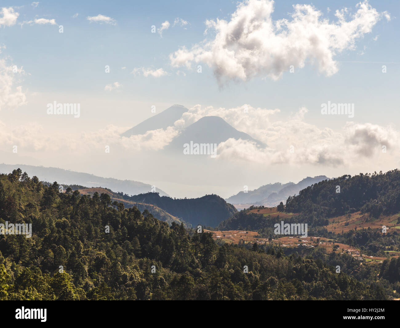 Twin volcanoes hi-res stock photography and images - Alamy