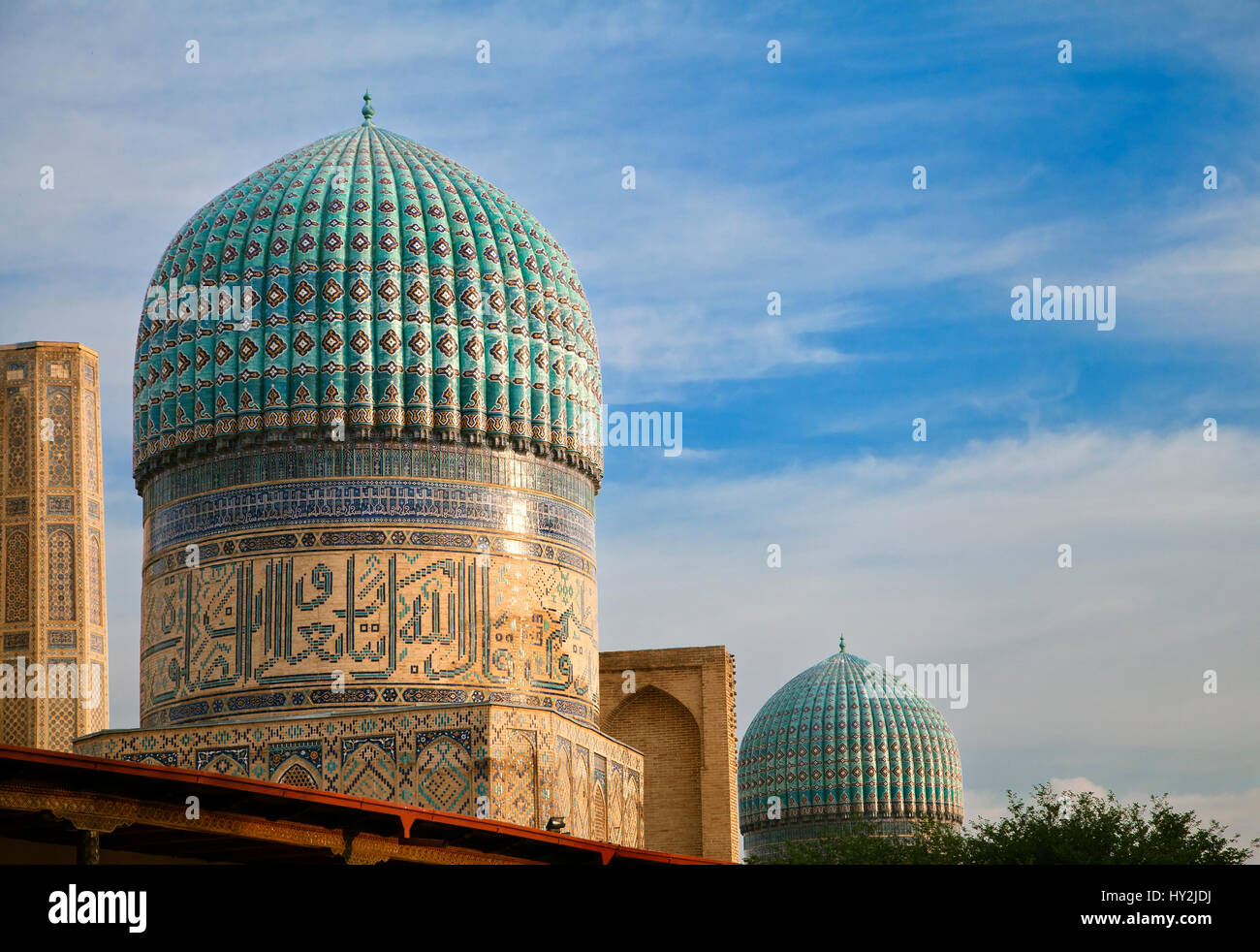 Bibi-Khanym mosque, Samarkand, Uzbekistan - UNESCO World Heritage Stock ...