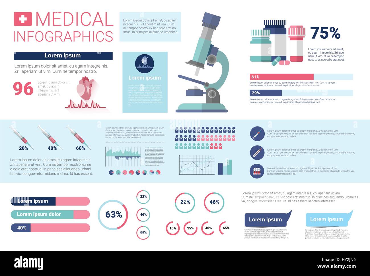 Medical infographics text anatomy illustration hi-res stock photography ...
