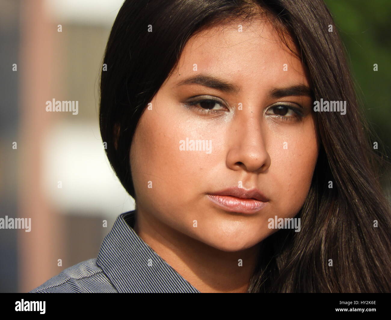 Serious And Unhappy Person Stock Photo - Alamy