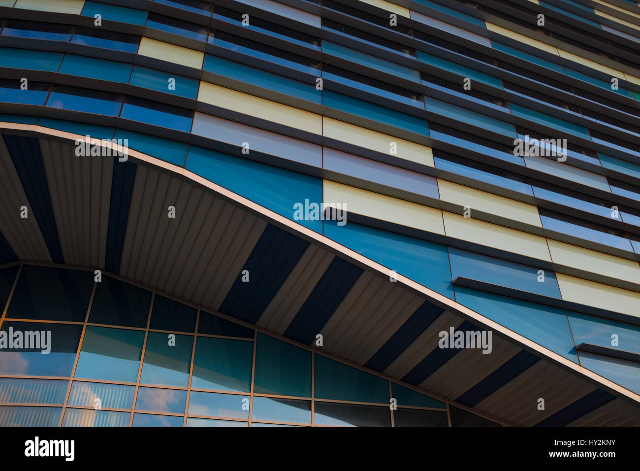 abstract business interior, view of sky. Background concept Stock Photo ...