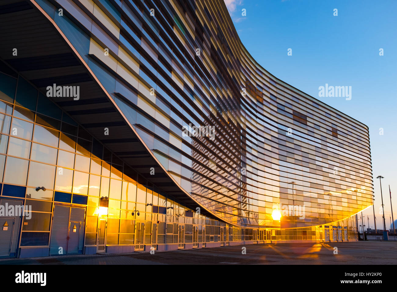 abstract business interior, view of sky. Background concept Stock Photo ...