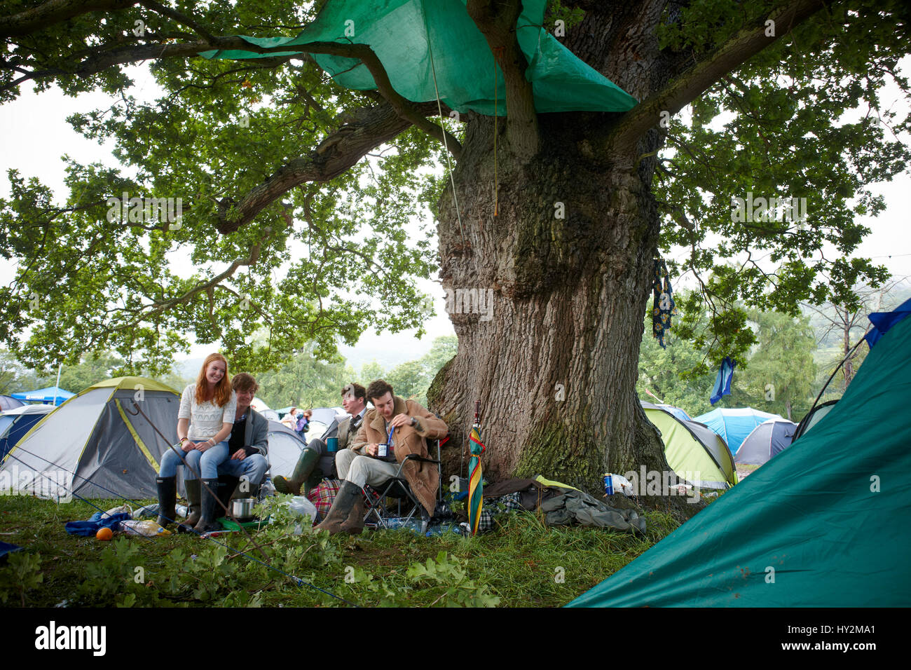 Group People Sitting Under Tree High Resolution Stock Photography and ...