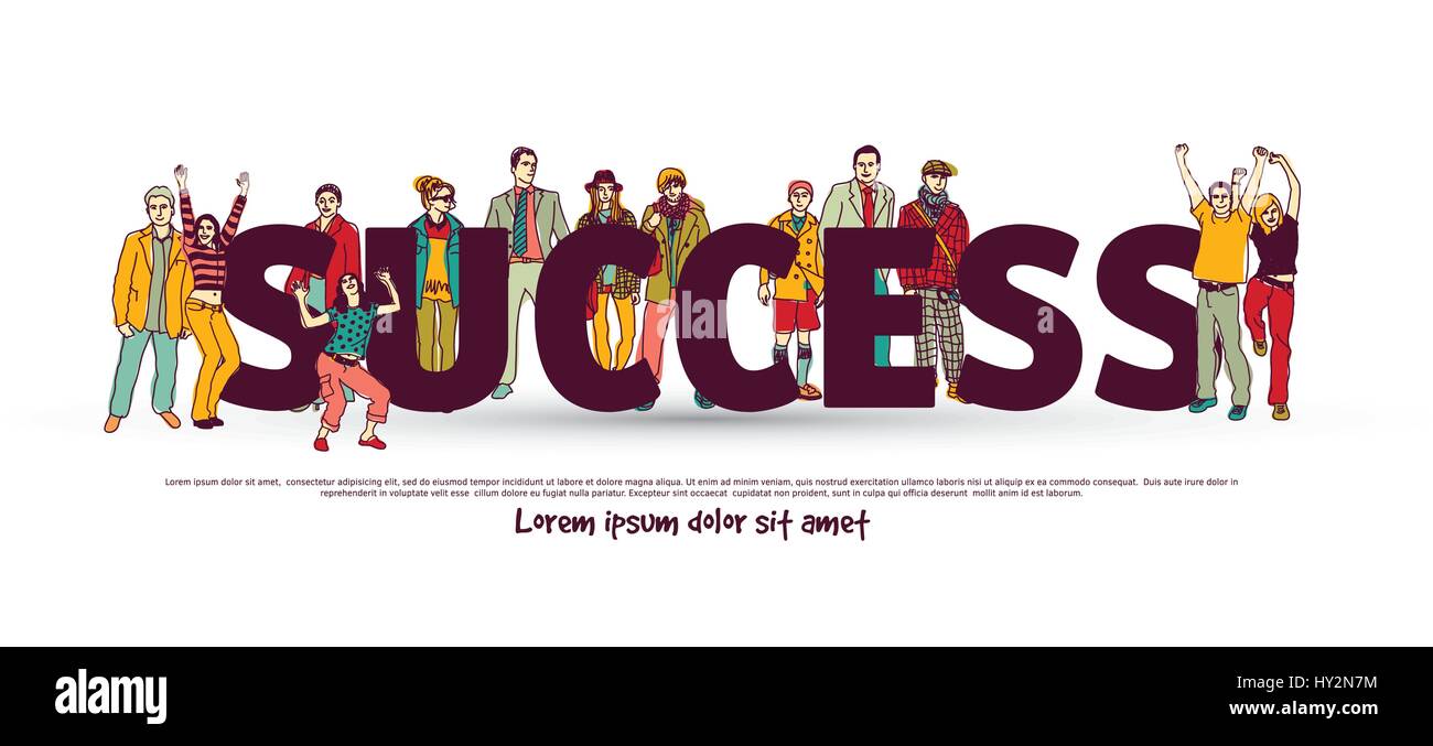 Successful business and concept Cut Out Stock Images & Pictures - Alamy