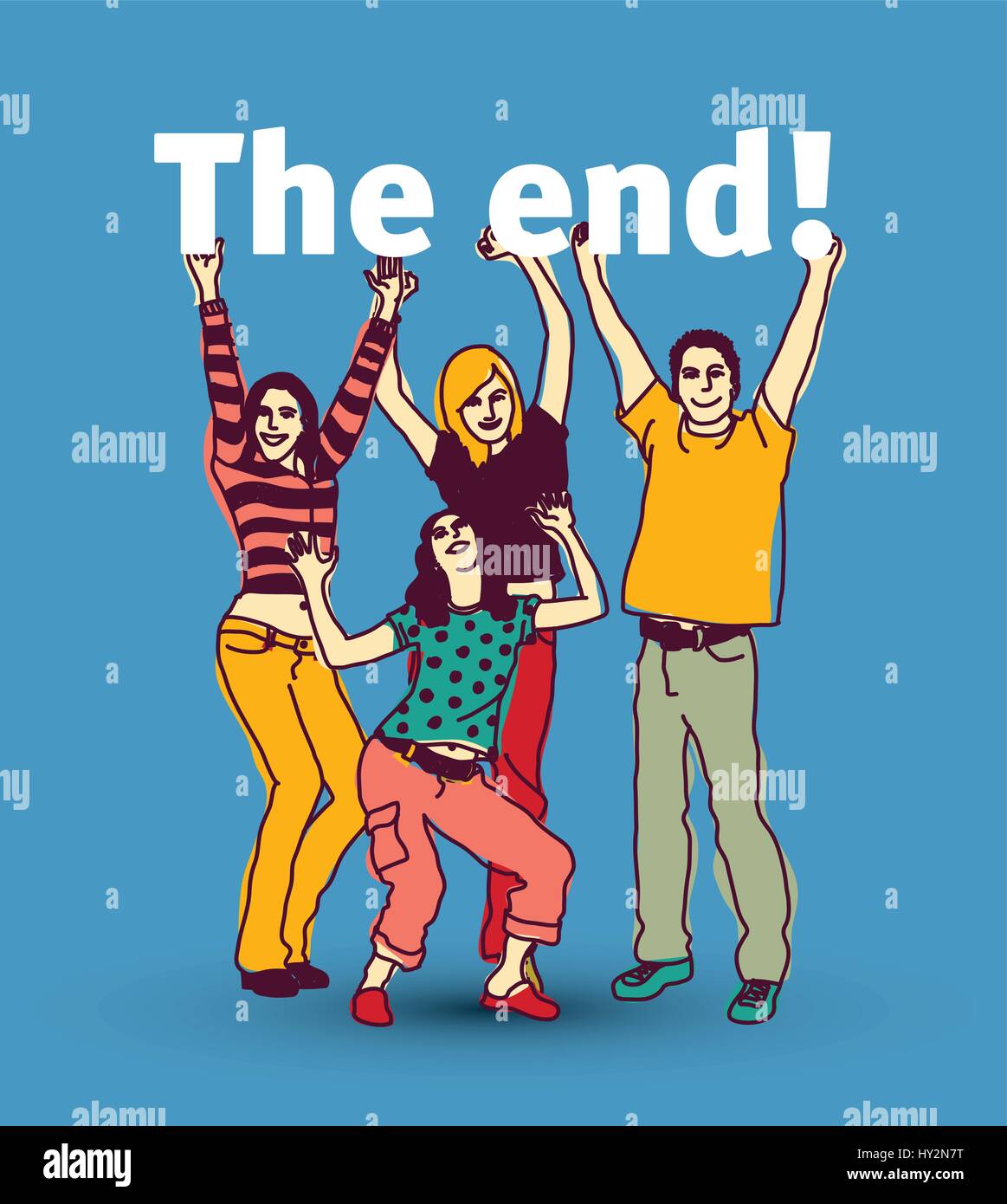 End family Stock Vector Images - Alamy