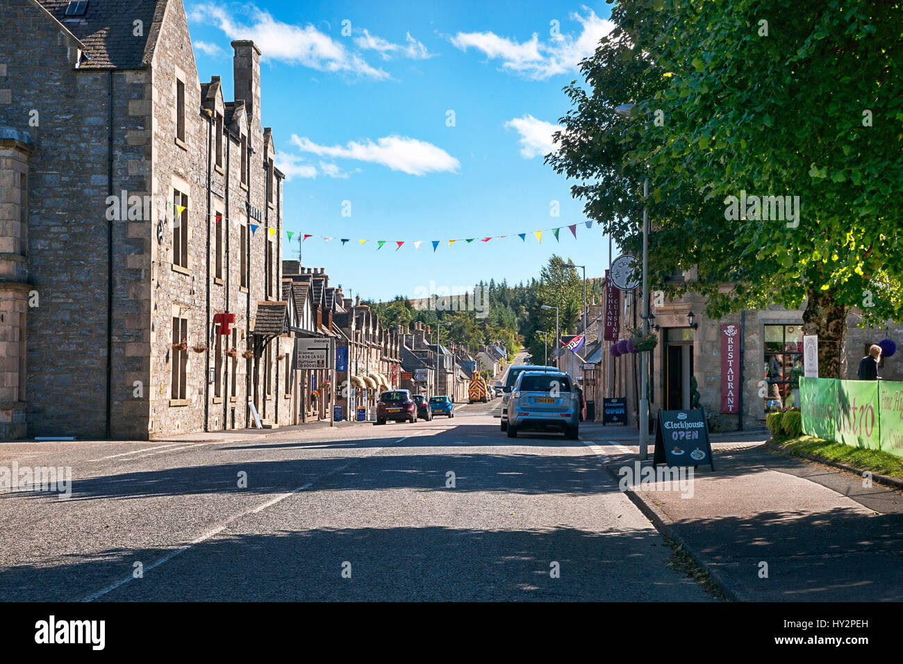 Tomintoul village hi-res stock photography and images - Alamy