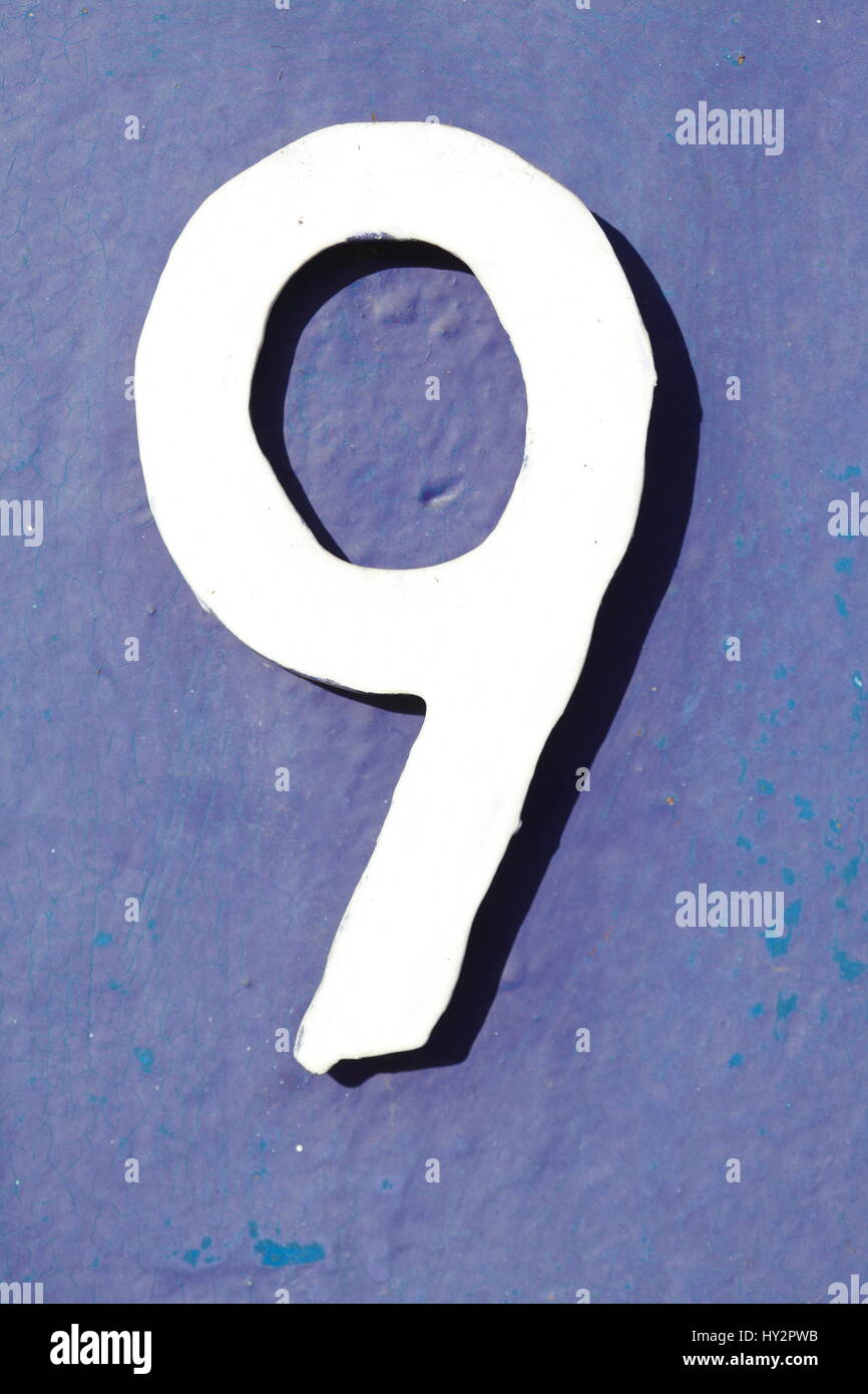 White House Number Sign Stock Photo - Alamy