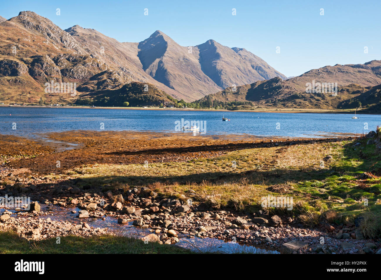Ratagan, Loch Duich, Mam Ratagan Pass, Highland, Scotland, UK Stock ...