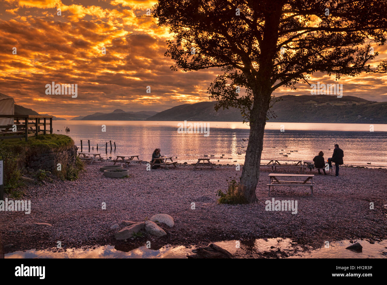 Inverness loch ness dores sunset hi-res stock photography and images ...