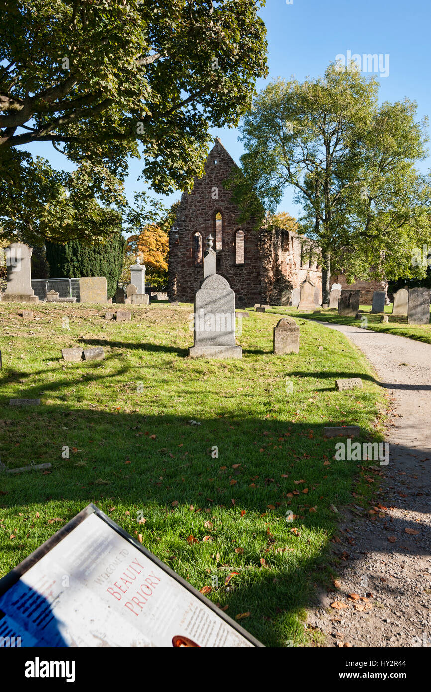 Beauly priory Inverness scotland Stock Photo - Alamy