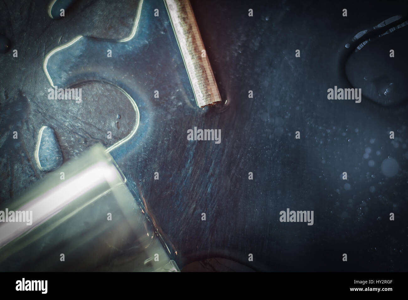 Alcohol and cigarette Stock Photo - Alamy