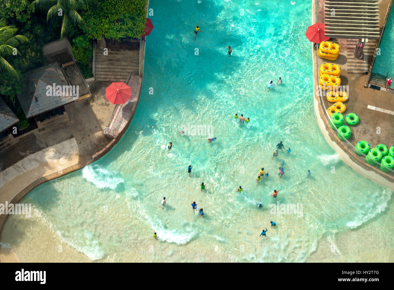 Singapore water slide sentosa hi-res stock photography and images - Alamy