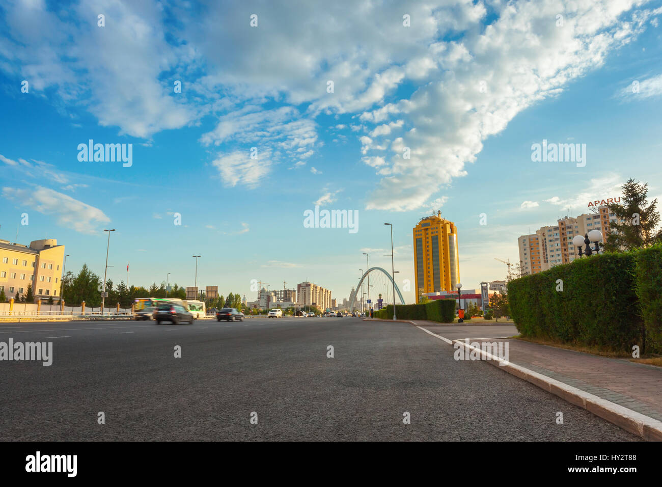 Nightlife in astana hi-res stock photography and images - Alamy