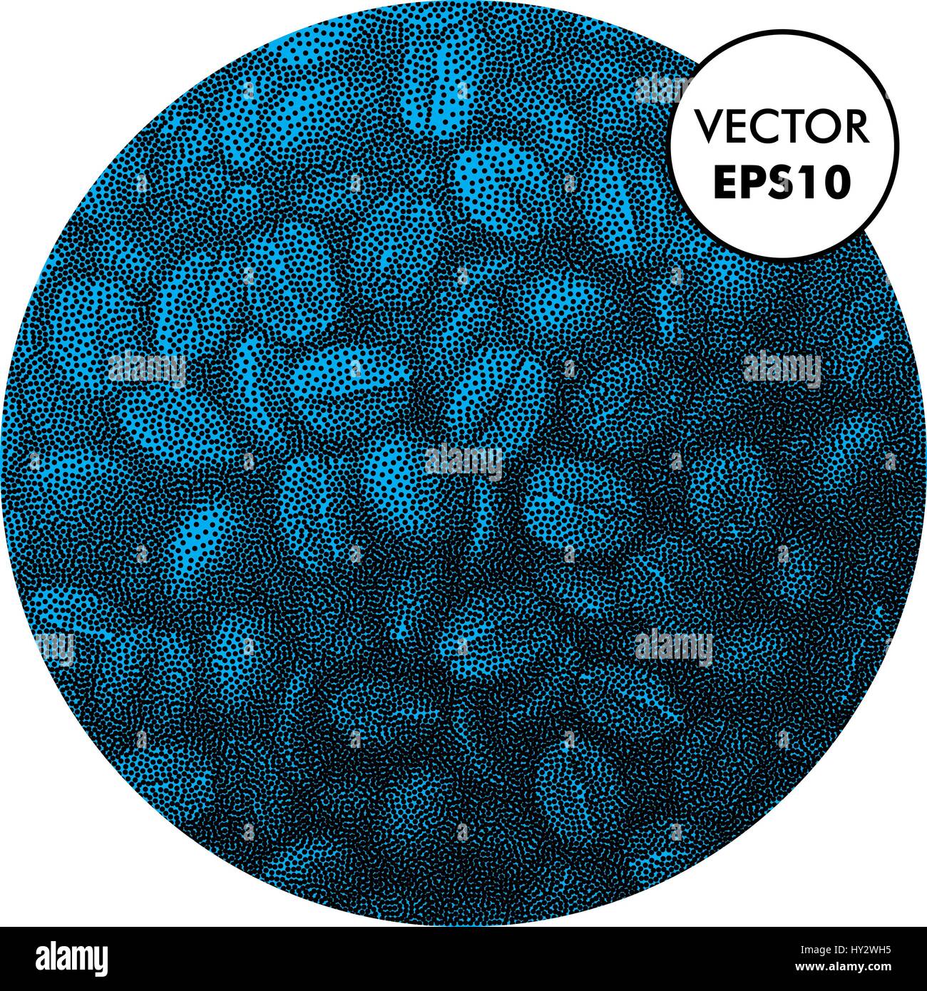 Coffee Beans Vector Illustration. Engraving Background. Abstract Blue ...