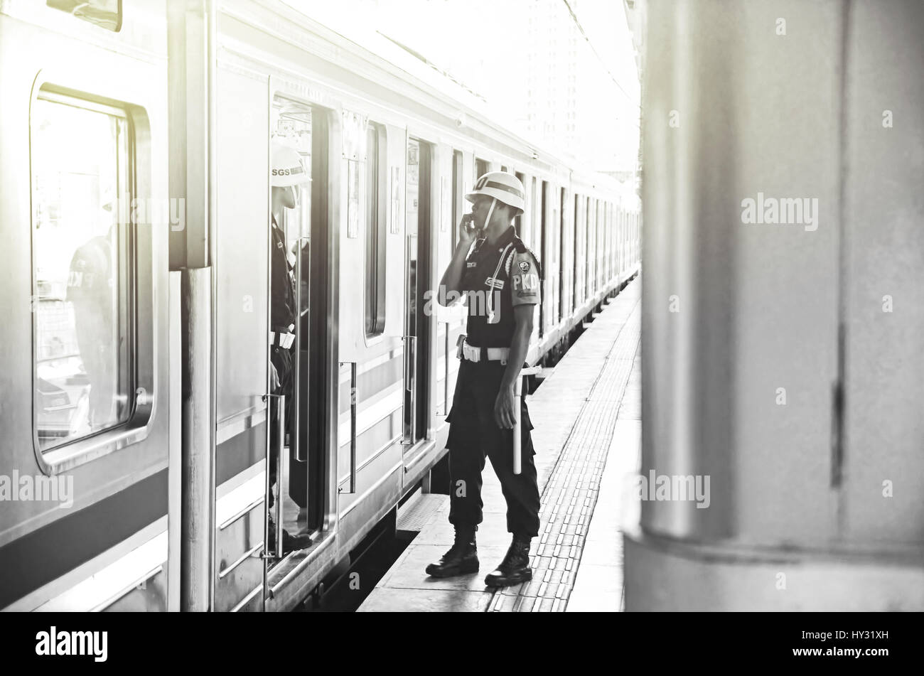 Station staff hi-res stock photography and images - Alamy