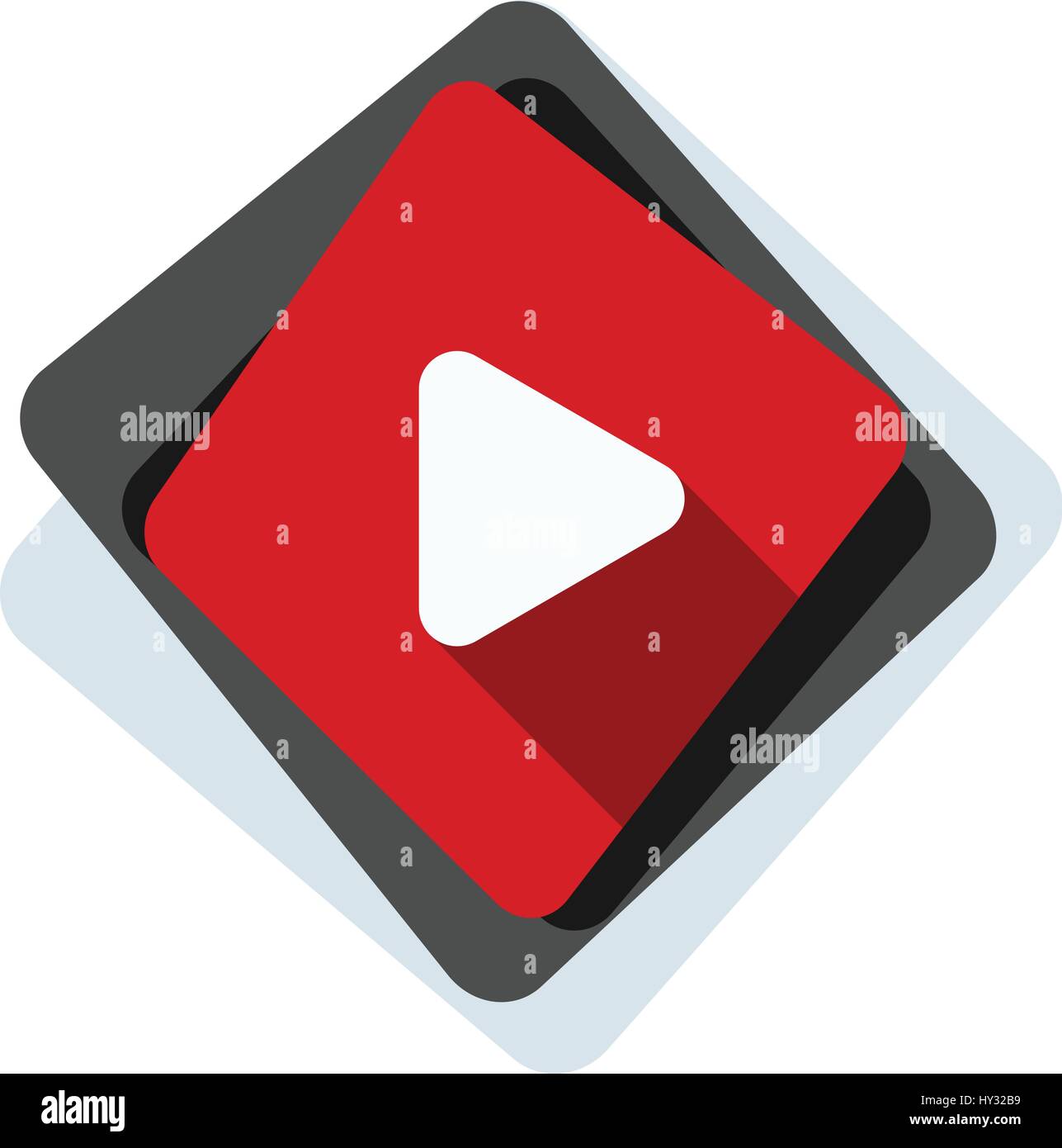 Play Button illustration Stock Vector Image & Art - Alamy