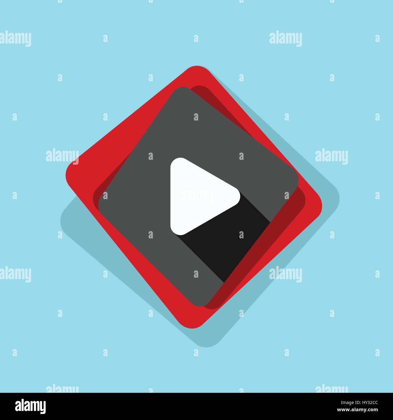 Play Button illustration Stock Vector Image & Art - Alamy