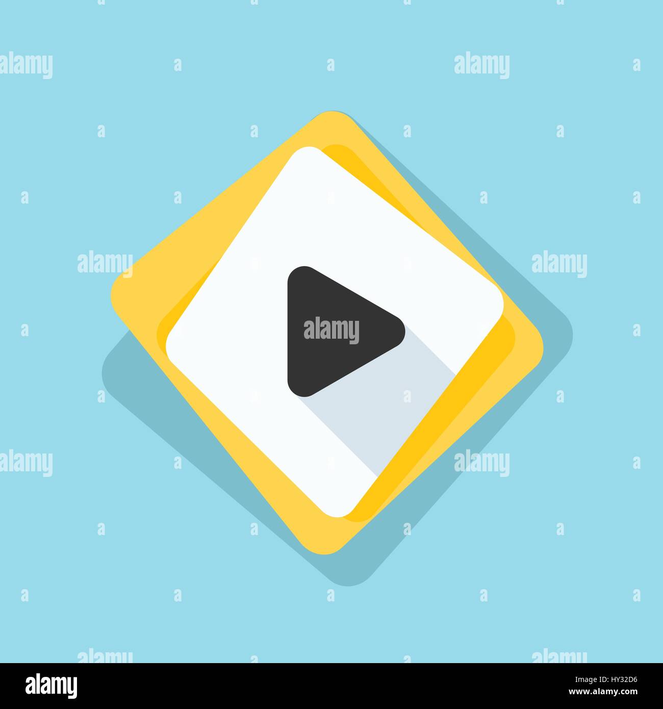 Play Button illustration Stock Vector Image & Art - Alamy