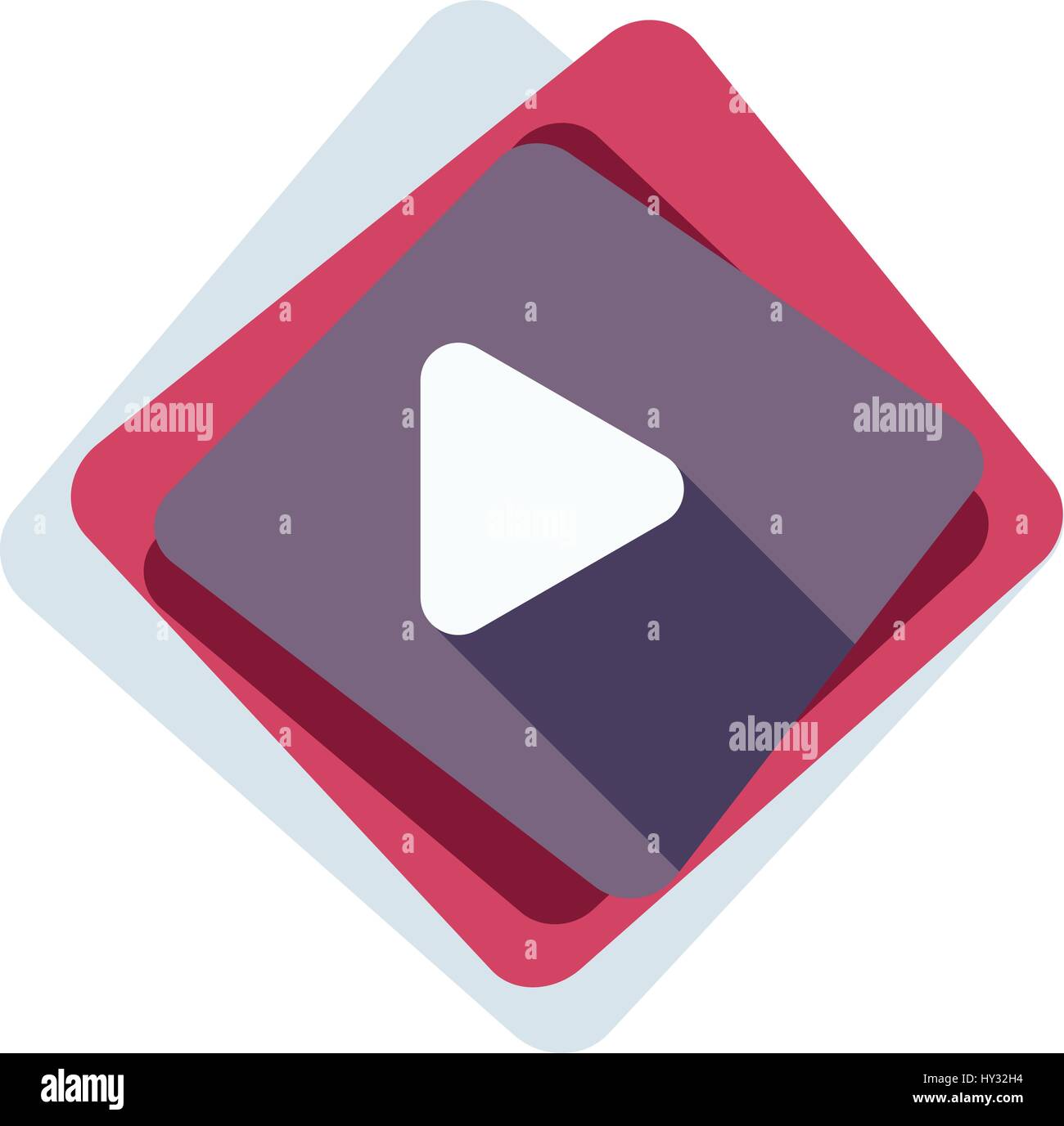 Play Button illustration Stock Vector Image & Art - Alamy