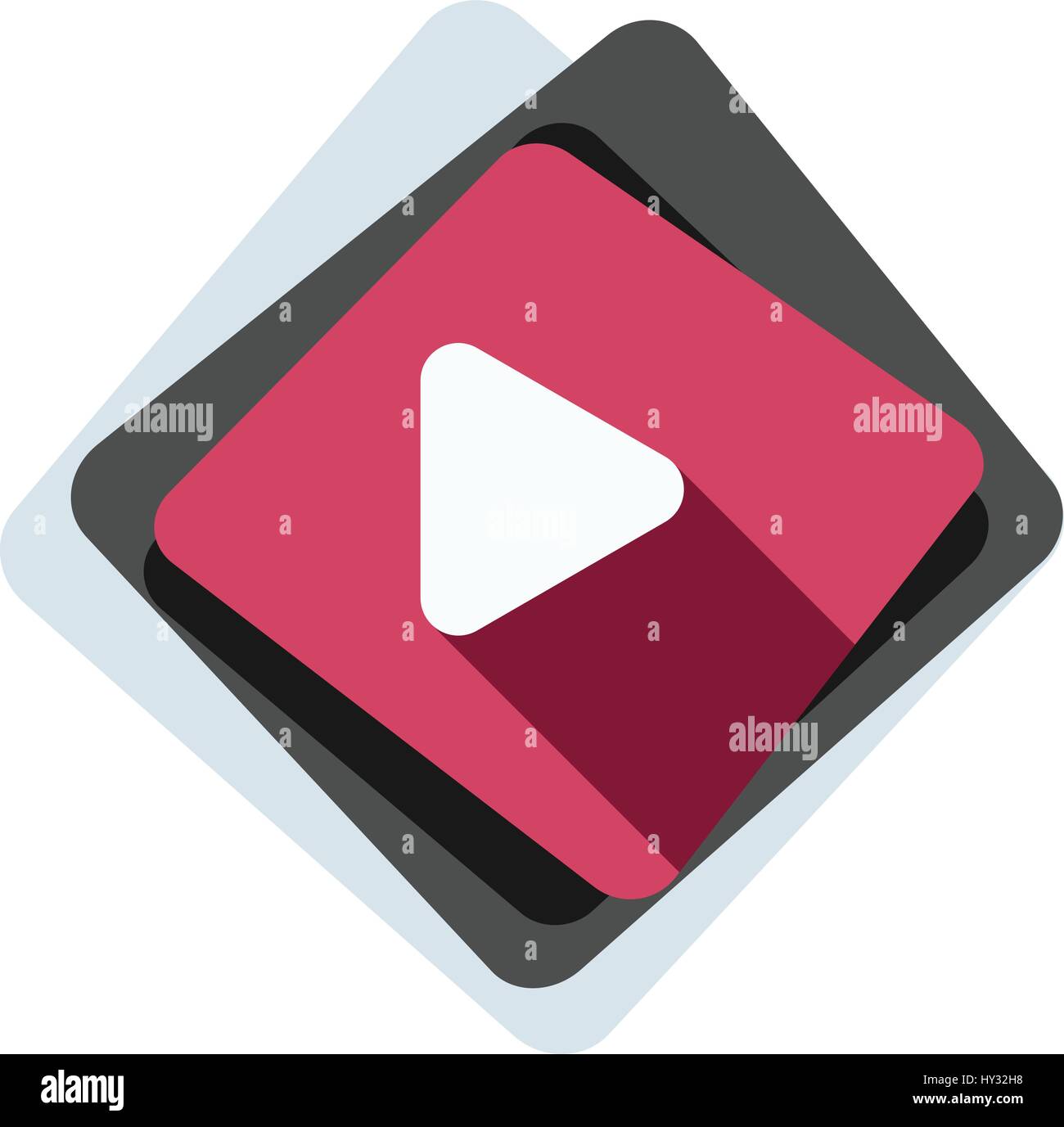 Play Button illustration Stock Vector Image & Art - Alamy