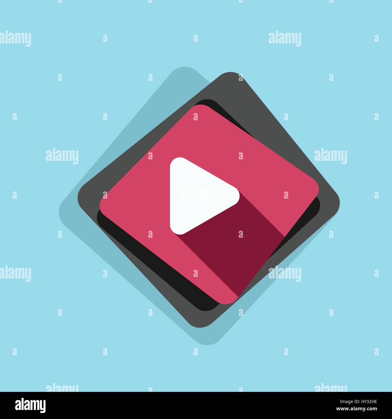 Play Button illustration Stock Vector Image & Art - Alamy